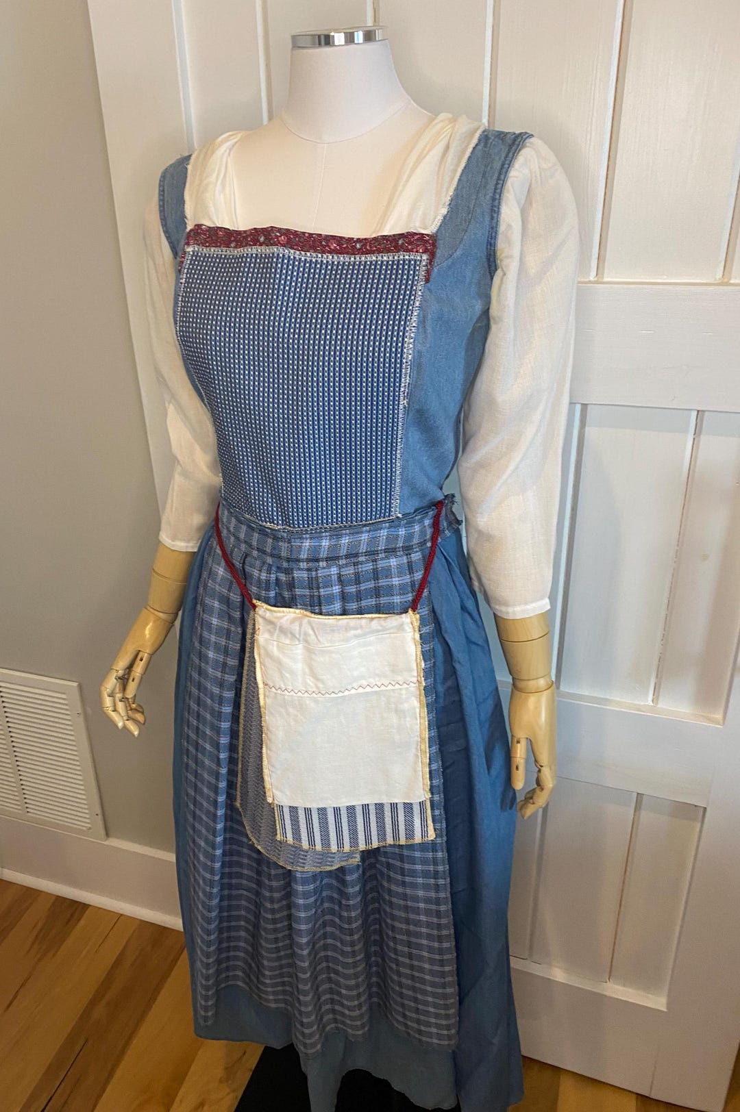 Cosplay Theatre Belle Villager Dress Costume Handmade Size S/M - Etsy