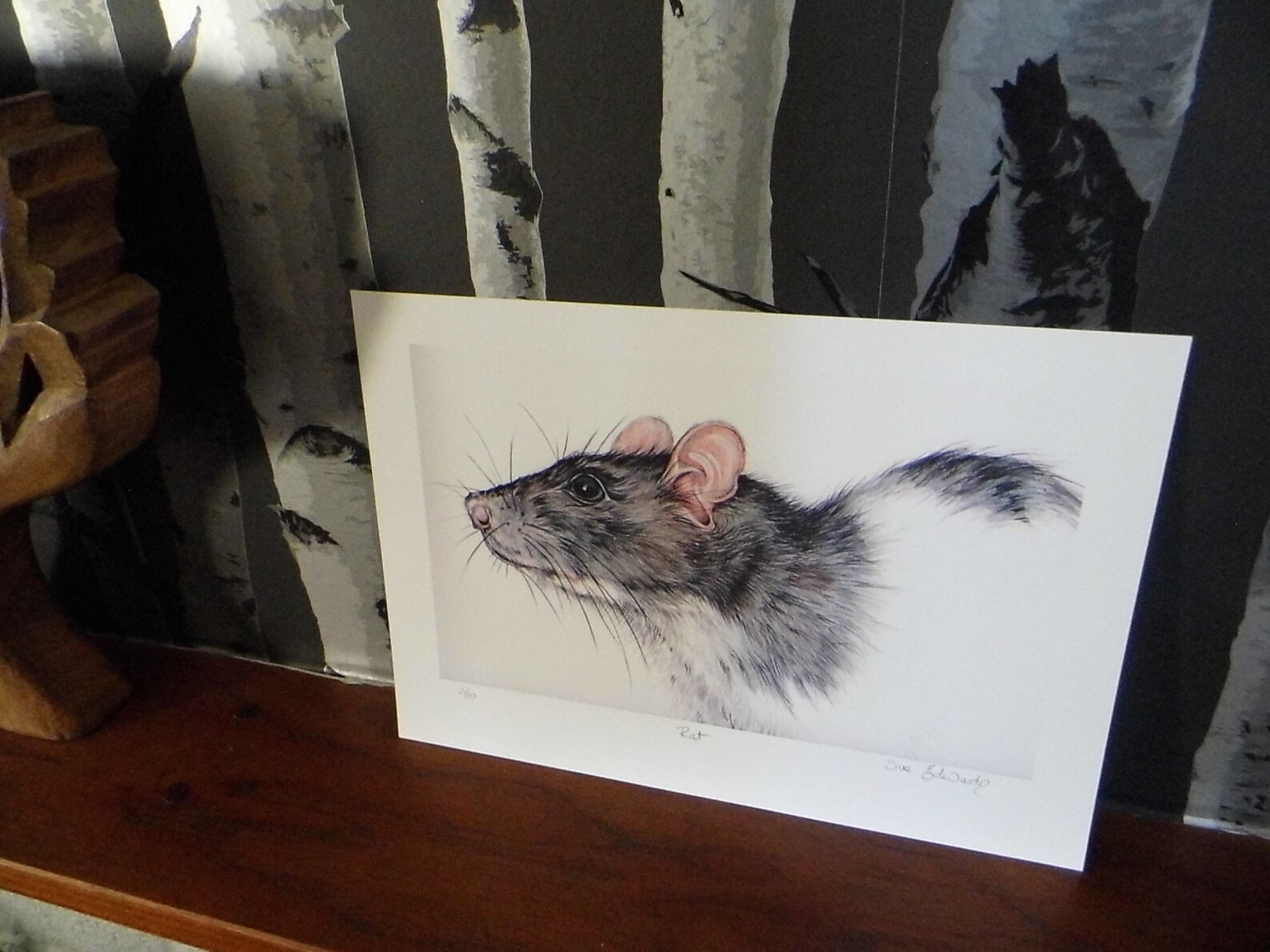 Rat Art Rat Print Original Print Limited Edition Pet - Etsy