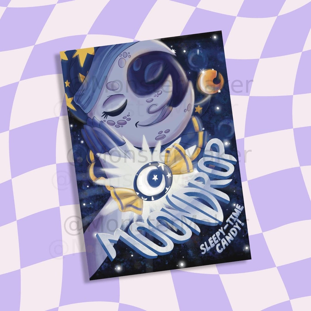 FNAF Moondrop Poster Replica A4 A3 Illustrated Print Monstermaker - Etsy