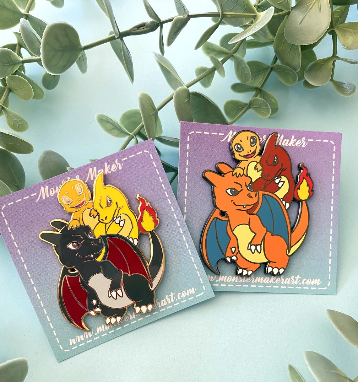 Charizard Poketotems Large Enamel Pins Limited Edition - Etsy
