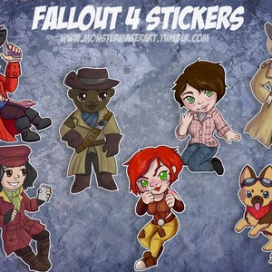 Fallout 4 Companions Vinyl Sticker Monstermaker - Etsy
