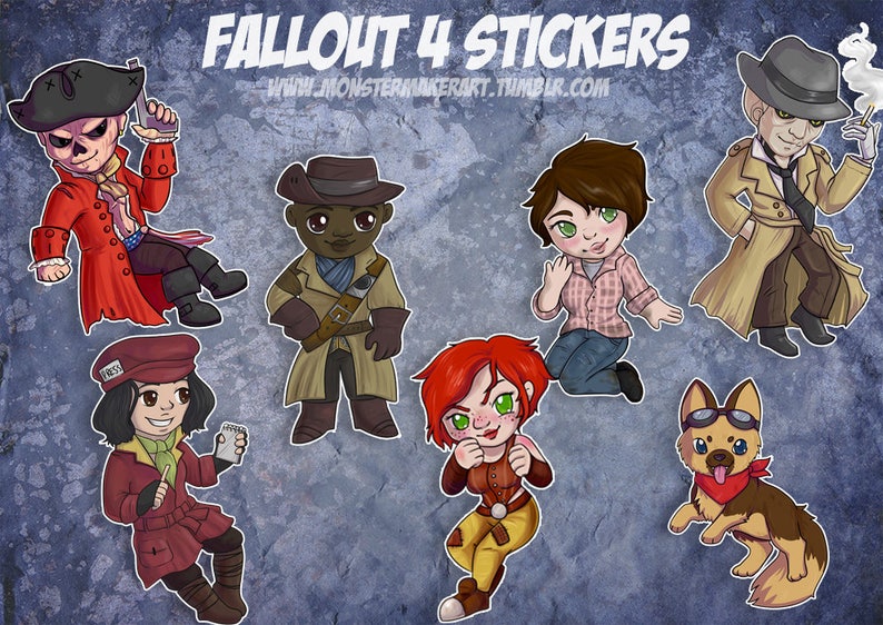 Fallout 4 Sticker Individual - Etsy