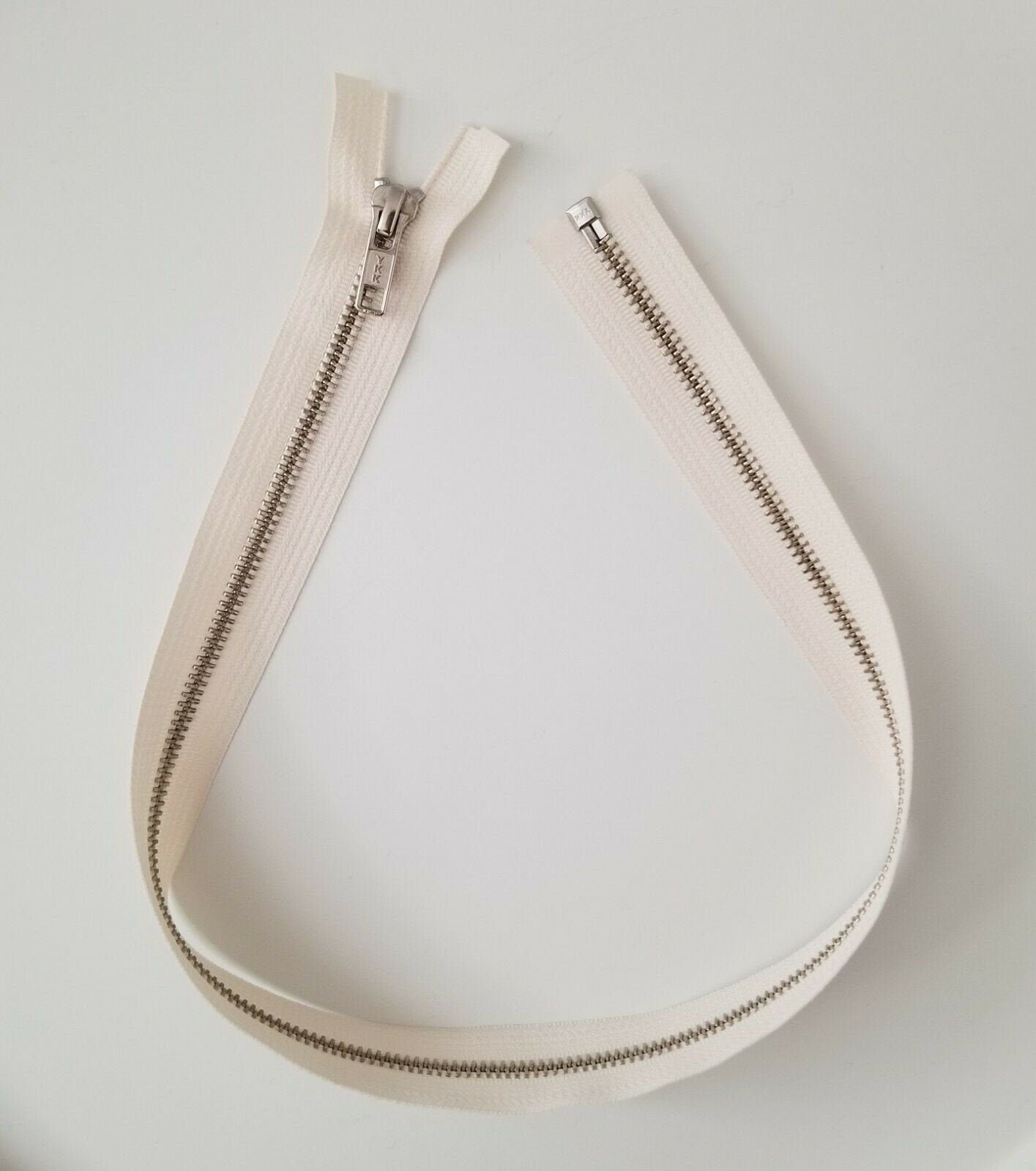 Vintage - #5 YKK Heavy Duty Nickel Metal Separating Zipper - 24" - Etsy