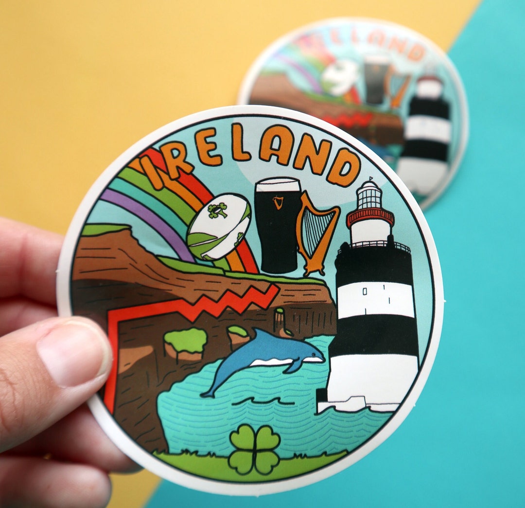 Ireland Sticker | X2 - Etsy