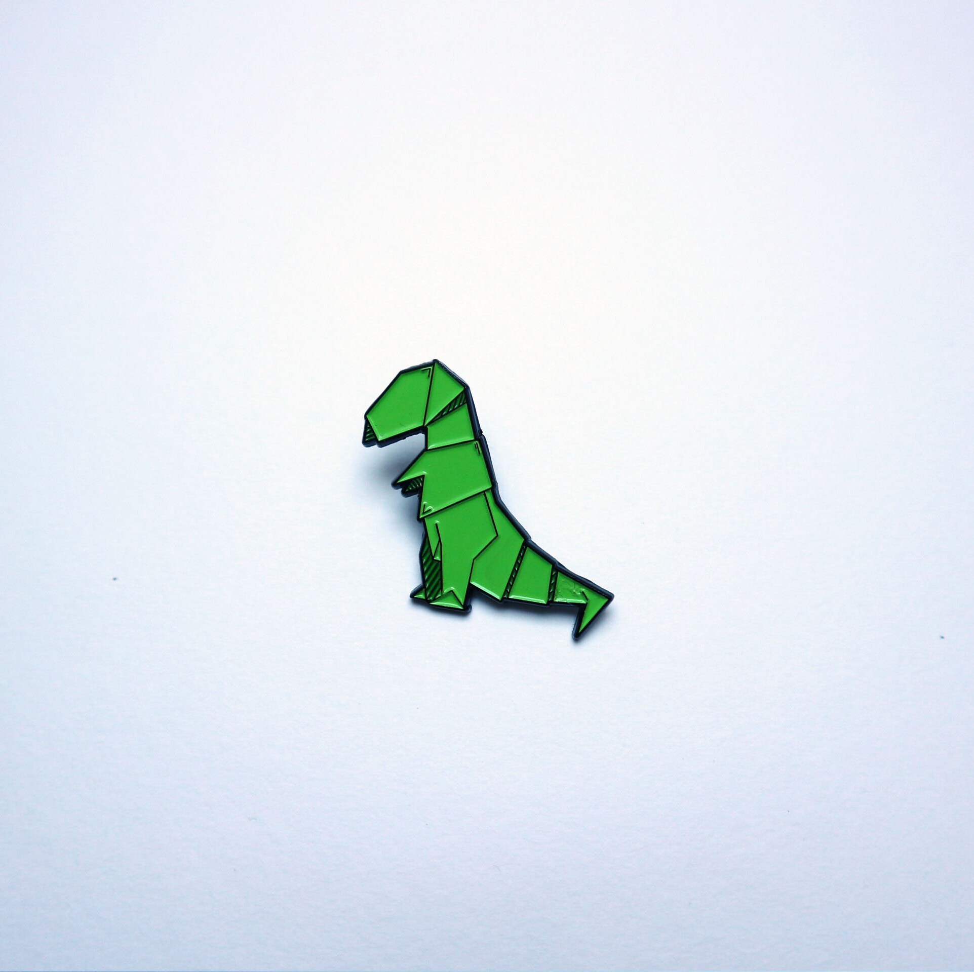 Origami T-rex Dinosaur Enamel Pin | Etsy
