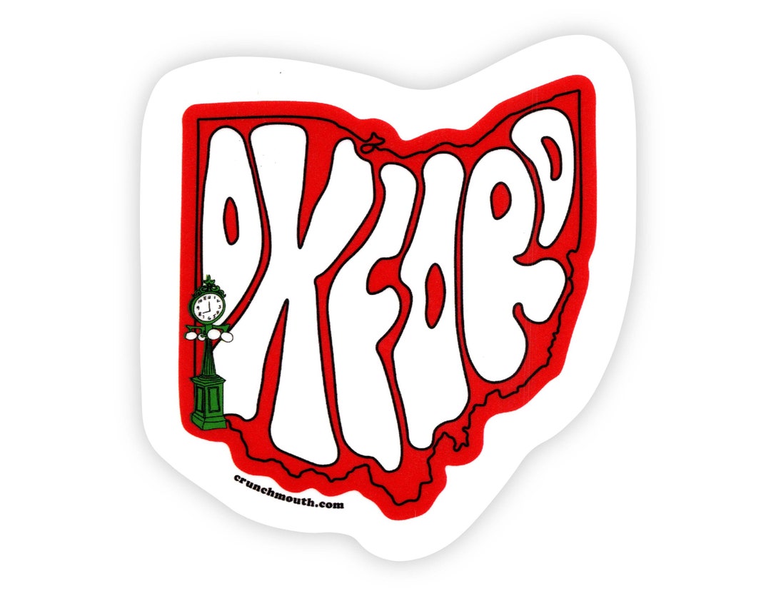 OXFORD OHIO State Map Sticker Travel Decal - Etsy