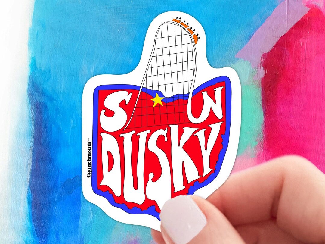 Sandusky Sticker, Sandusky Ohio Road Trip, Roller Coaster Laptop ...