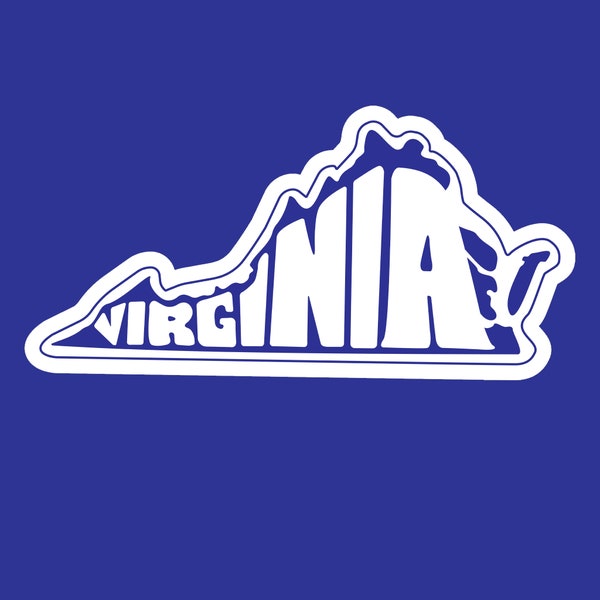 Virginia Car Decal - Etsy