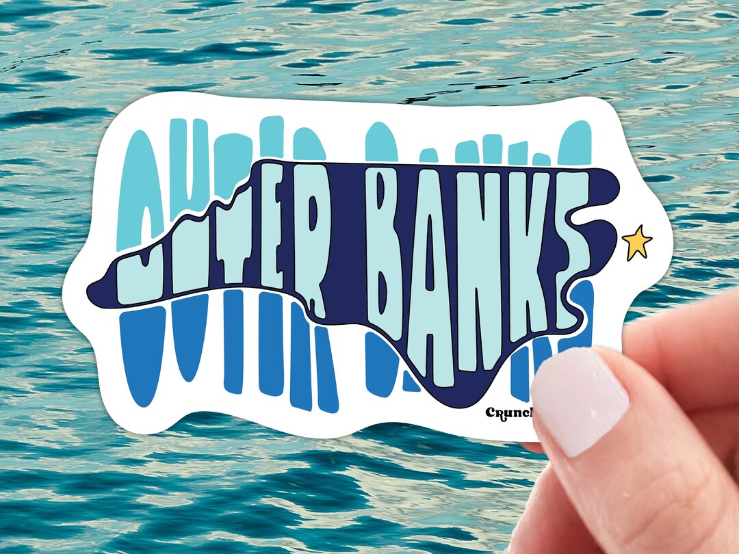 Outer Banks North Carolina Sticker, Road Trip Sticker, Travel OBX ...