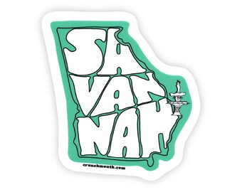 Savannah Georgia Decal - Etsy