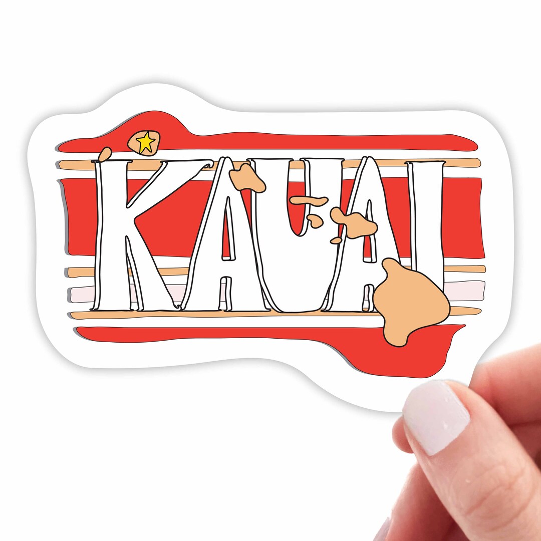 Kauai Sticker | Hawaii HI | Hawaiian Islands | Family Vacation | Laptop ...