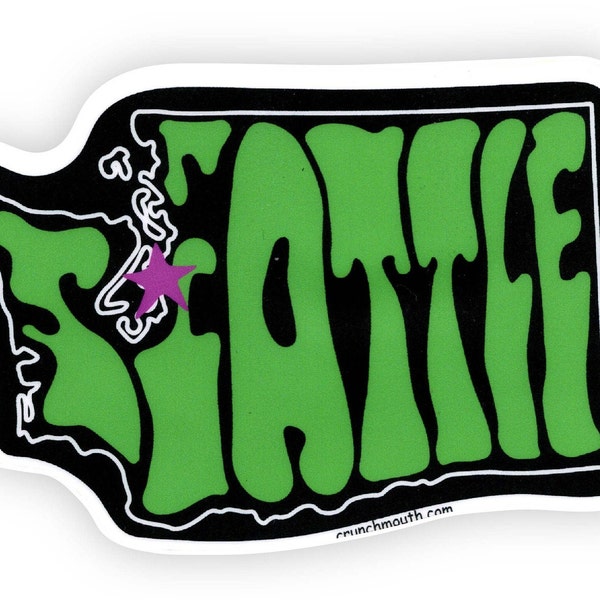 Seattle Bumper Sticker - Etsy