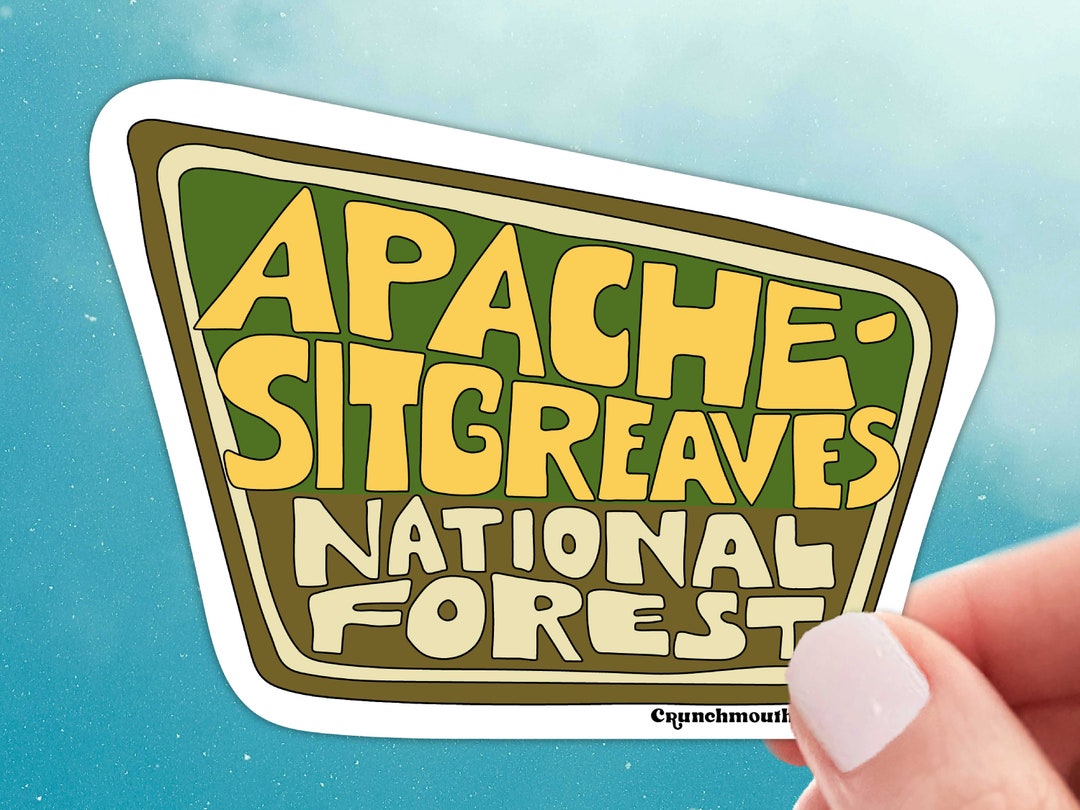Apache Sitgreaves National Forest Sticker, Road Trip Sticker, Arizona ...