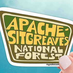 Apache Sitgreaves National Forest Sticker, Road Trip Sticker, Arizona ...
