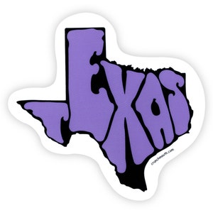 TEXAS STATE Bumper Sticker Dallas Houston San Antonio Austin Fort Worth ...