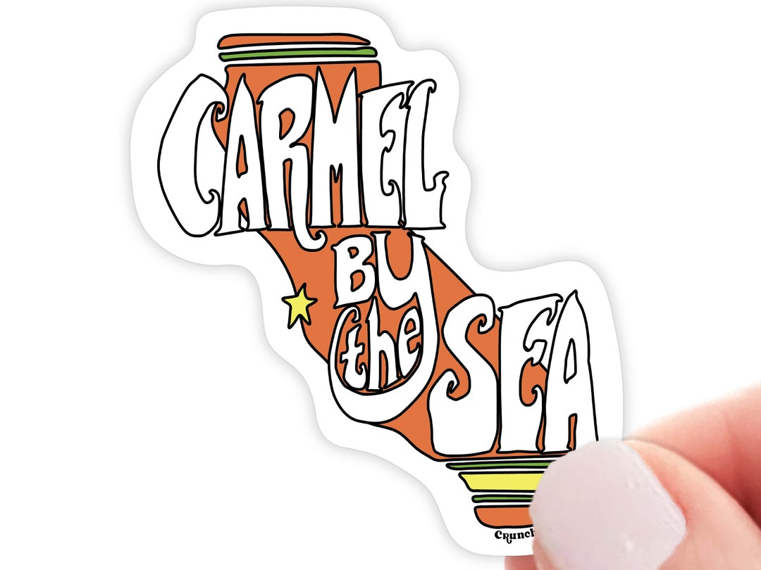 Carmel by the Sea California Vinyl Sticker - Etsy