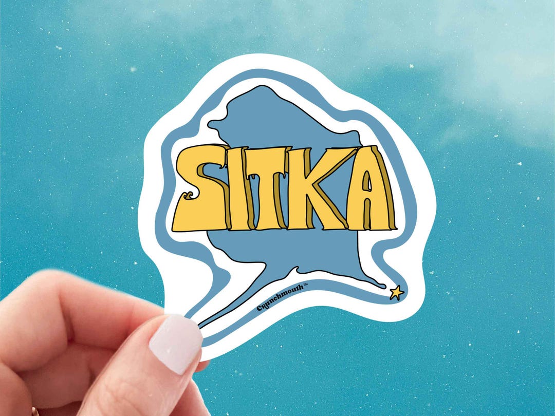 Sitka Sticker | Sitka AK | Sitka Alaska | Travel Luggage Stickers ...