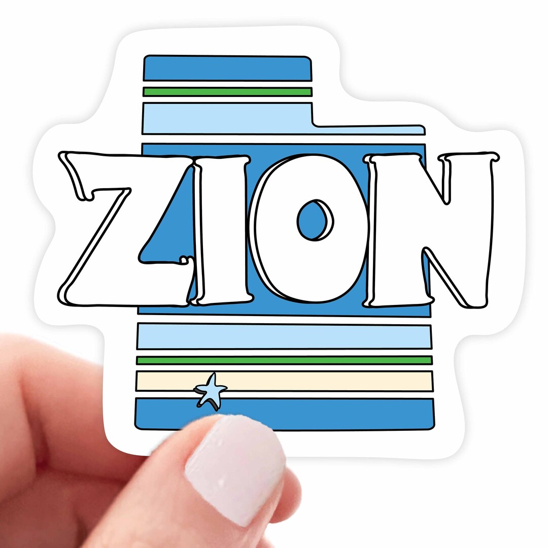 Zion National Park Sticker | Variations Available | Springdale UT ...