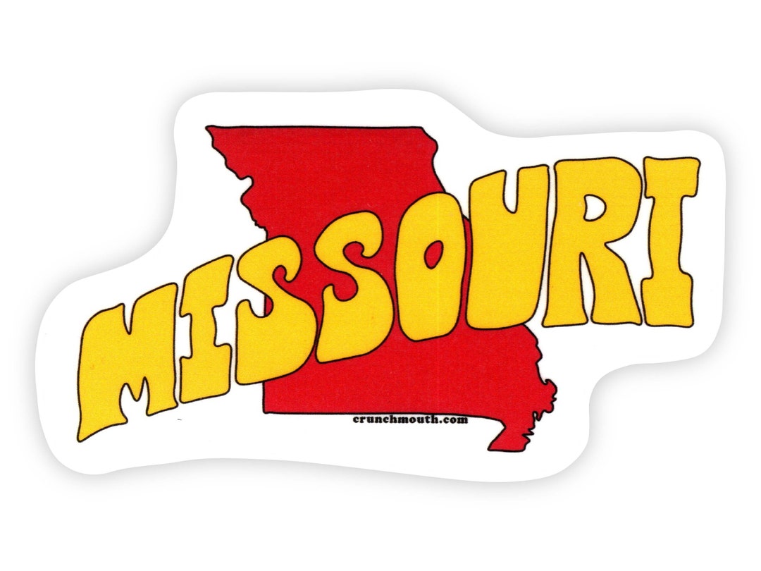 Missouri Sticker I Love MO Decal State Map MO Sticker Missouri Travel ...