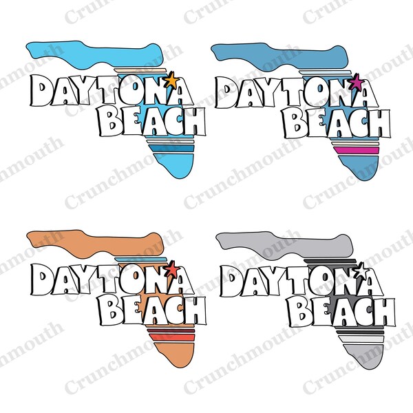Daytona Beach Sticker - Etsy