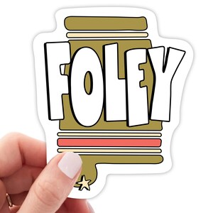 Foley AL Sticker | VARIATIONS AVAILABLE | Laptop Sticker | Foley ...