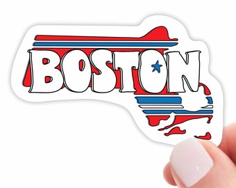 Massachusetts Water Bottle Stickers - Etsy