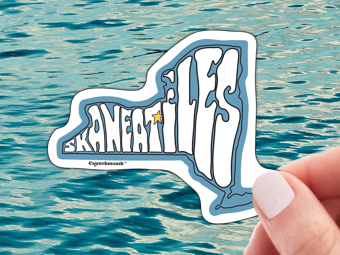 Skaneateles Sticker, New York Road Trip, Laptop Stickers, Water Bottle ...
