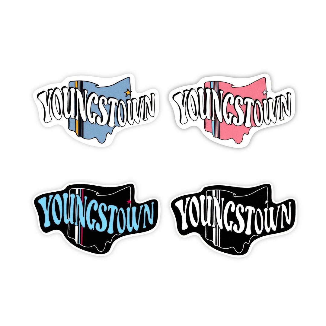 Youngstown Ohio Sticker | Youngstown Laptop Sticker | Youngstown Ohio ...