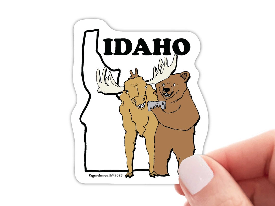 Idaho Sticker State of Idaho Decal Idaho Bumper Sticker ID Water Bottle ...
