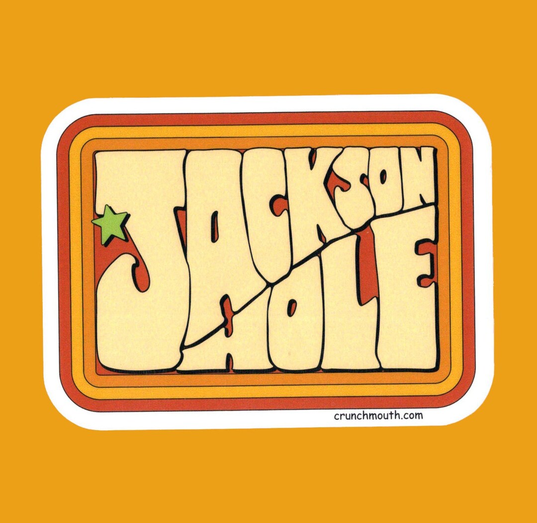 JACKSON HOLE WYOMING Bumper Sticker Travel Decal - Etsy