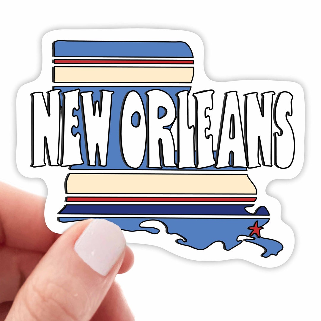 New Orleans Sticker | Variations Available | New Orleans LA | Laptop ...