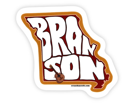 BRANSON MISSOURI State Map Sticker - Etsy