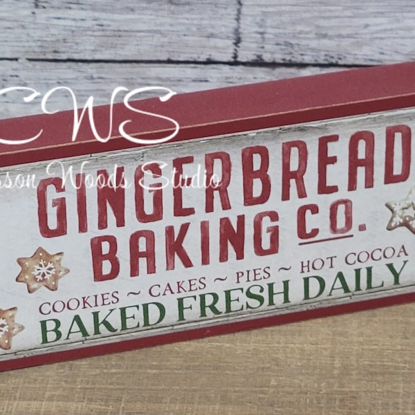 Gingerbread Sign - Etsy