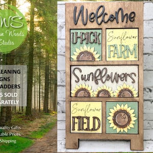 Stained Mini Leaning Signs & Ladders - Etsy