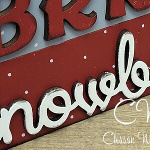 Winter Brrr Snowball Faux Block Stack Winter Sign - Etsy