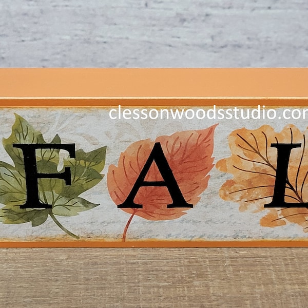 Wooden Fall Blocks - Etsy