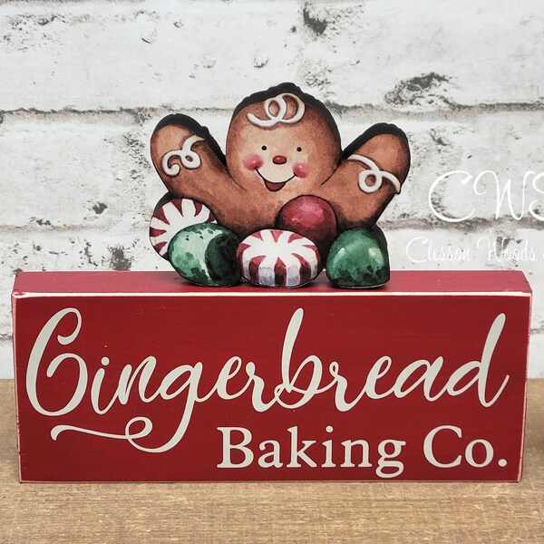 Wood Gingerbread Man - Etsy