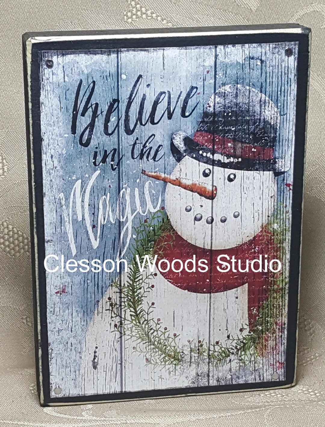 Believe in the Magic Small Wood Block - Etsy