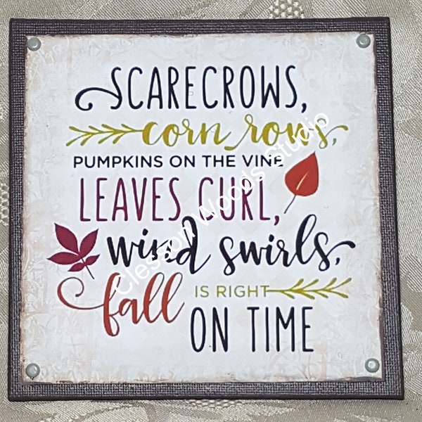 Fall Subway Art - Etsy