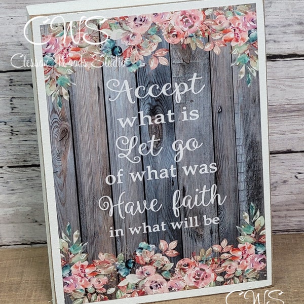 Accept What is Sign - Etsy