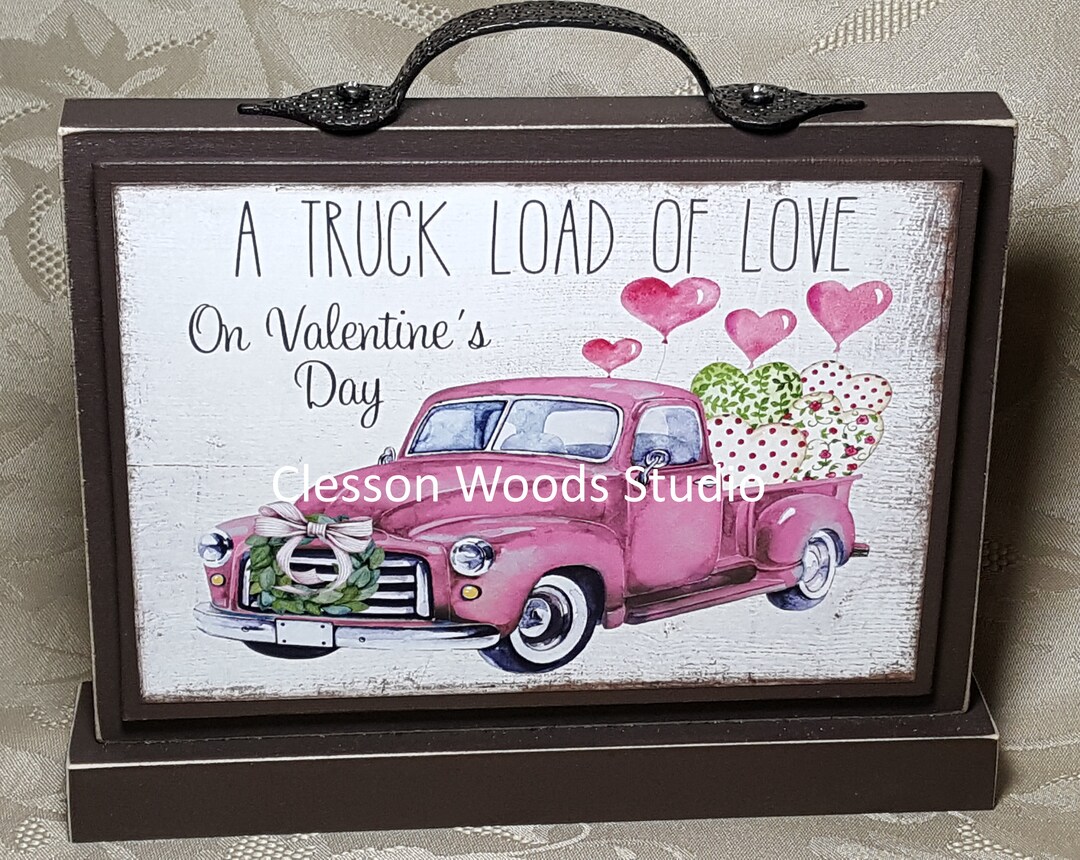 A Truck Load of Love Vintage Truck Valentine' Day 7 - Etsy