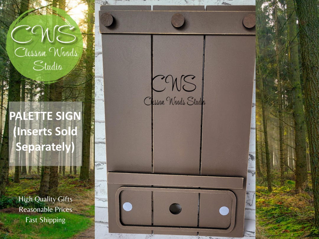 Brown Pallet Sign for Inserts (inserts Sold Separately) - Etsy