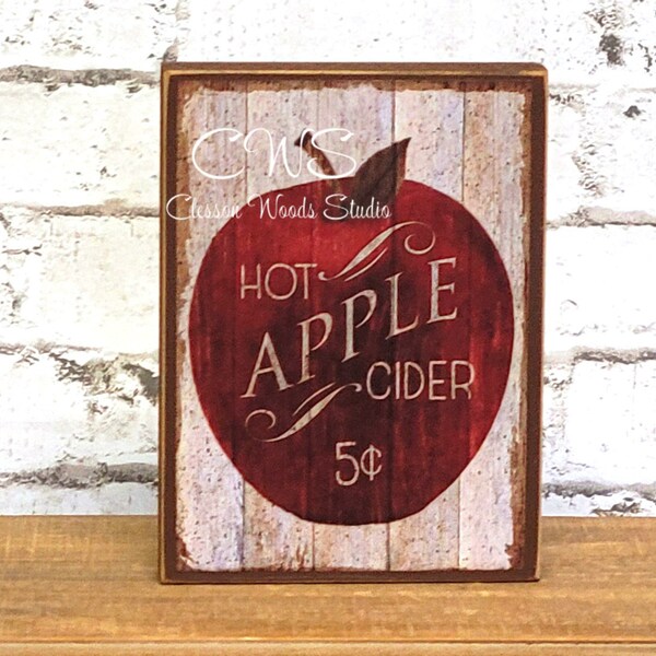 Wood Cider Sign - Etsy