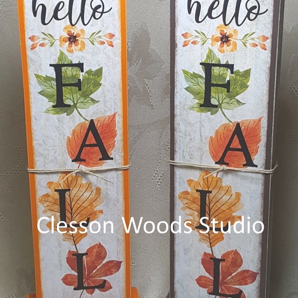 Fall Leaf Sign - Etsy
