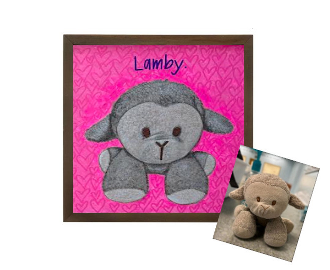HAND PAINTED Stuffed Animal Painting - Etsy