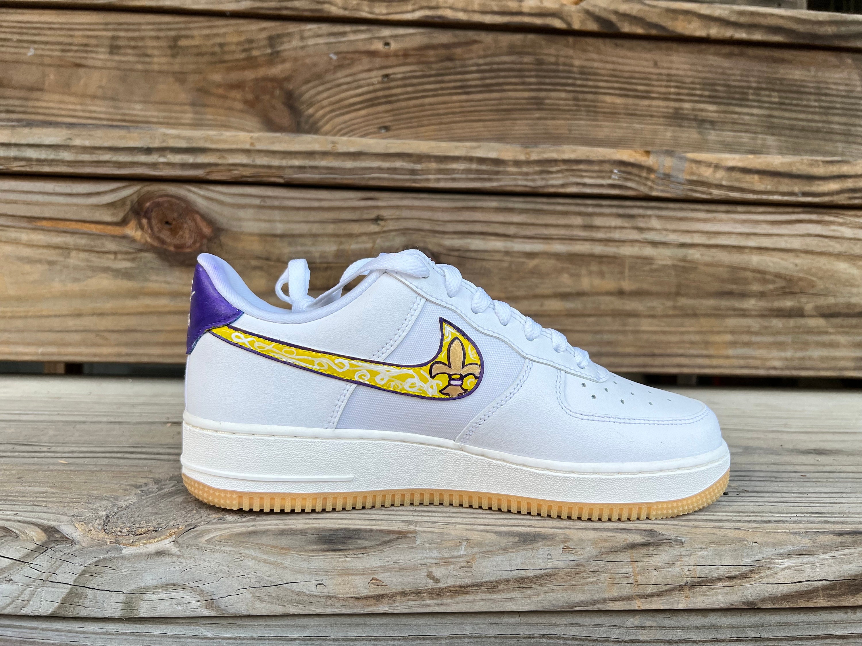 LSU Inspired Custom Shoes - Etsy