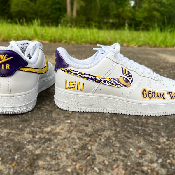 Lsu Shoes - Etsy