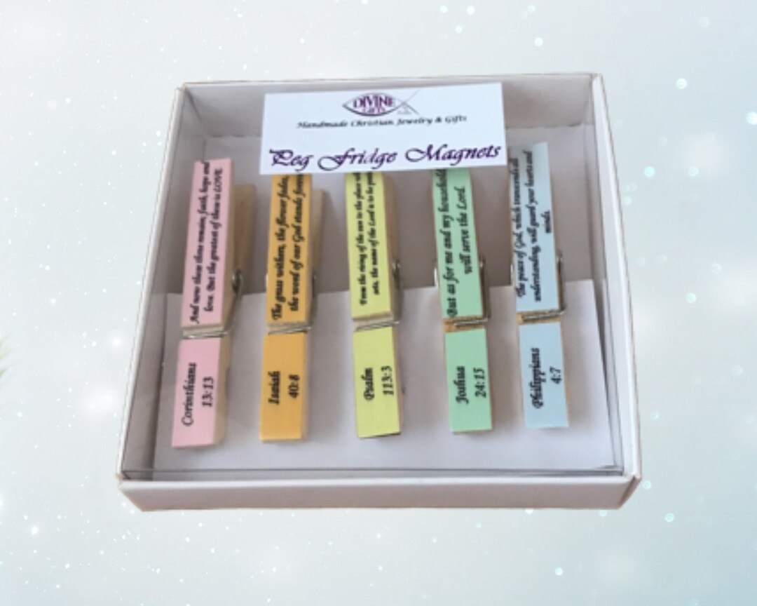 Refrigerator Magnet - Personalised Magnets - Peg Fridge Magnets ...