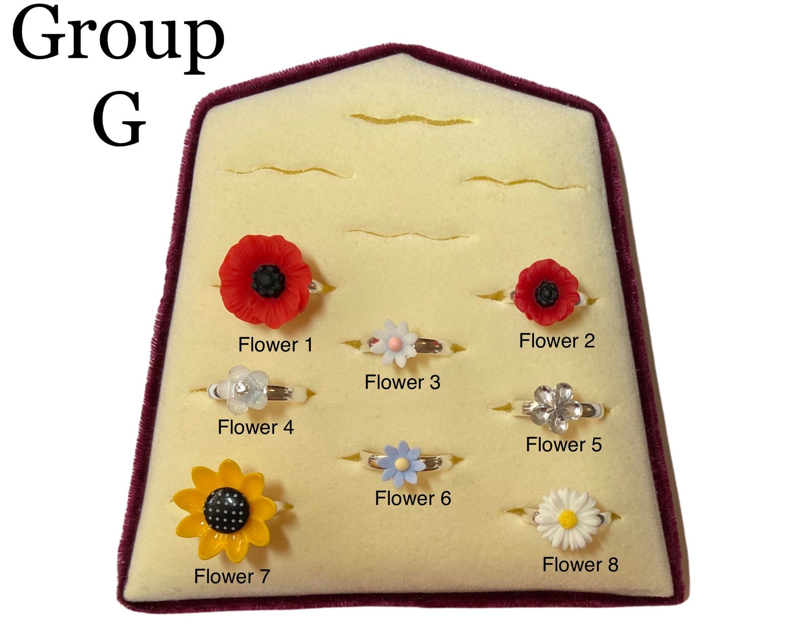 Delicate Flower Ring Adjustable Rings for Women Sunflower - Etsy