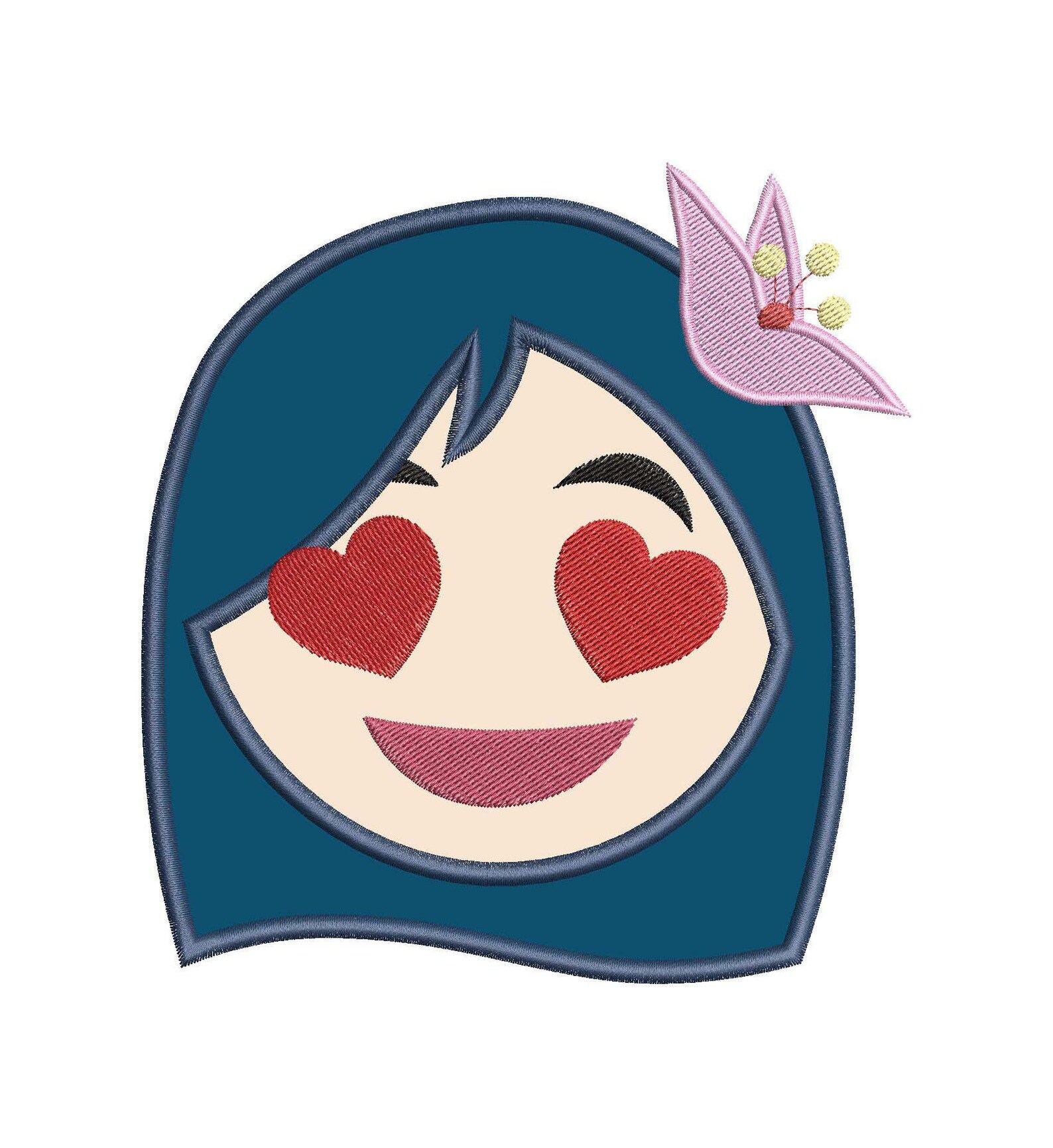 Mulan Emoji Applique Embroidery Design Instant Download - Etsy